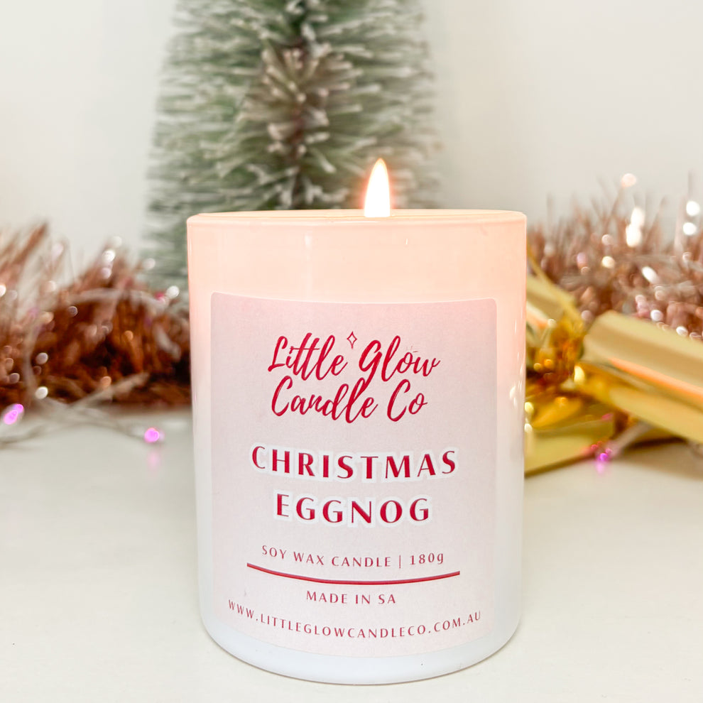 December Candle of the Month: Christmas Eggnog – Little Glow Candle Co.